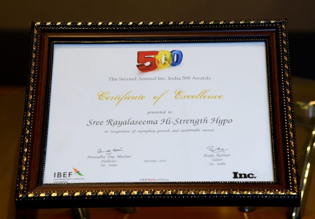 About us – SREE RAYALASEEMA HI-STRENGTH HYPO LIMITED